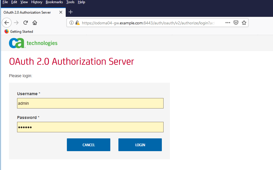 Layer7 API Gateway OAuth - using CA Siteminder/SSO as external login | Layer7 API Management